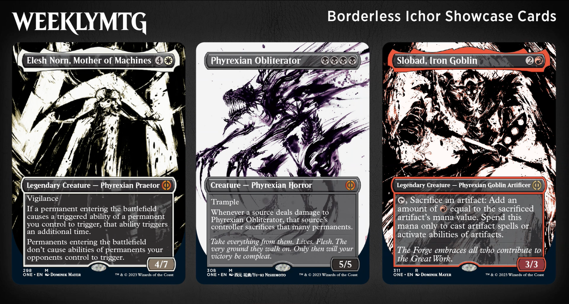 MTG’s Phyrexia: All Will Be One set promises to kill five important characters | Dicebreaker